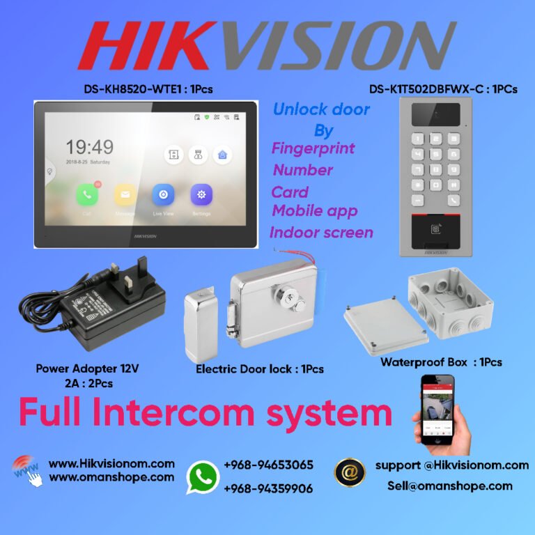 Full systems for Hikvision DS-KIS603-P(B) Video Intercom + Electronic ...